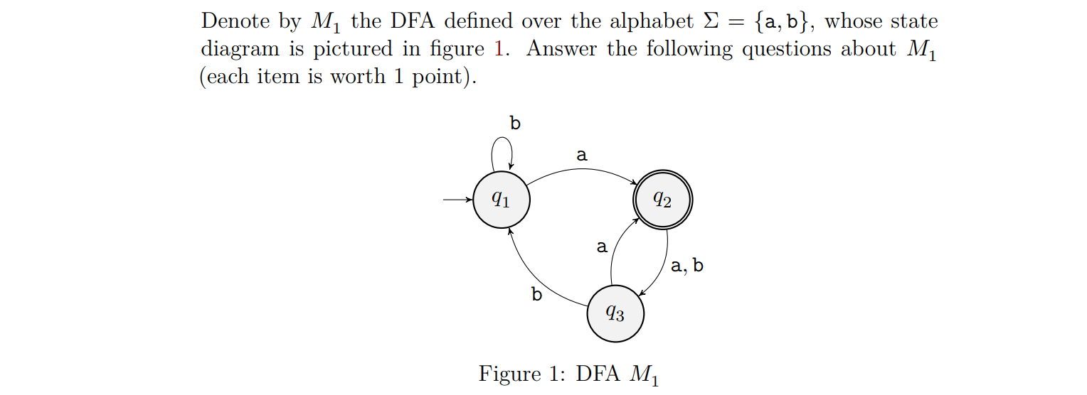 Solved Denote by Mų the DFA defined over the alphabet E = | Chegg.com