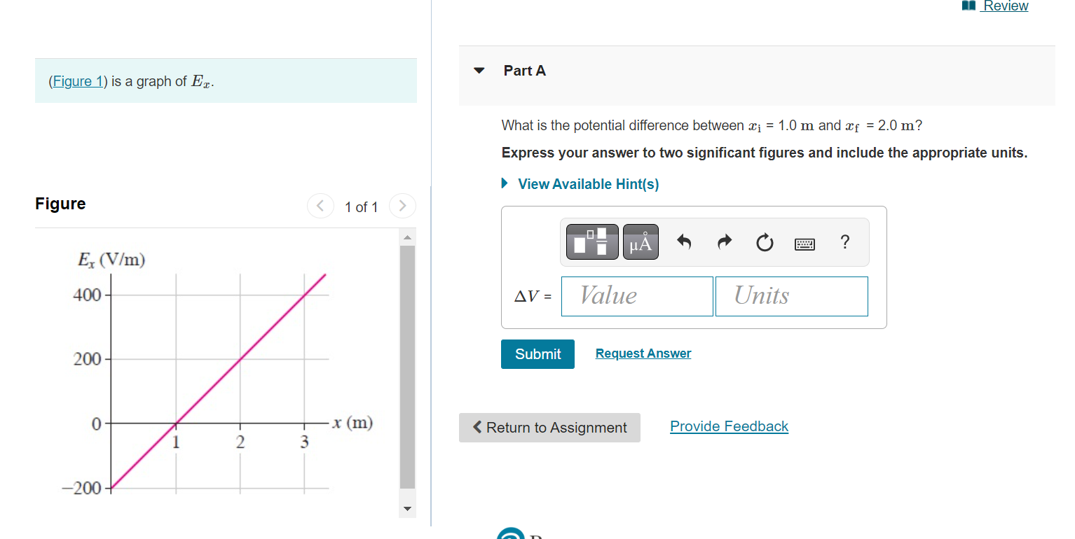 Solved (Figure 1) is a graph of Ex. Part A What is the | Chegg.com