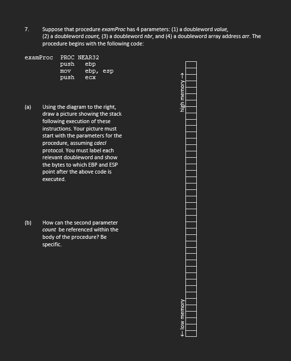 The following question is regarding 80x86 computer | Chegg.com
