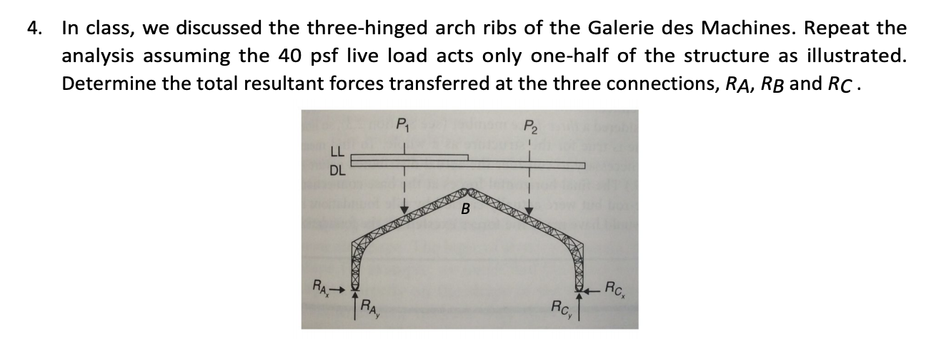 Solved Dead load = 50 psf Live Load = 40 psf roof area for | Chegg.com