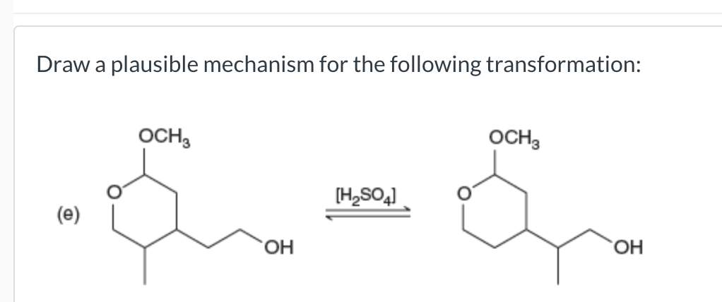 Solved Draw a plausible mechanism for the following | Chegg.com