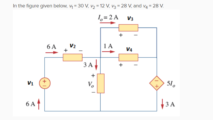Solved Consider the network given below, where 4 = 12 A and | Chegg.com