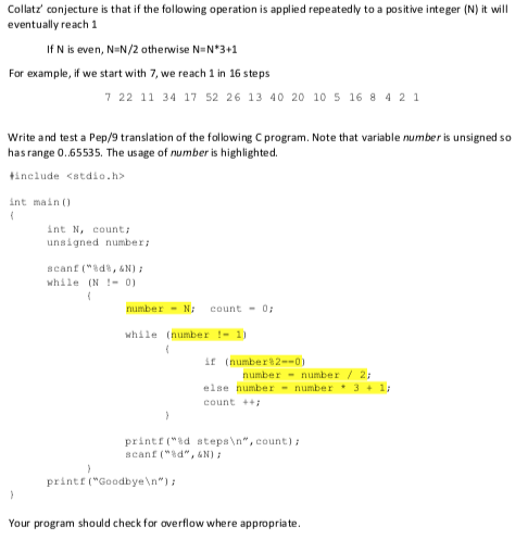 Hi, I need the below C code to be translated into | Chegg.com