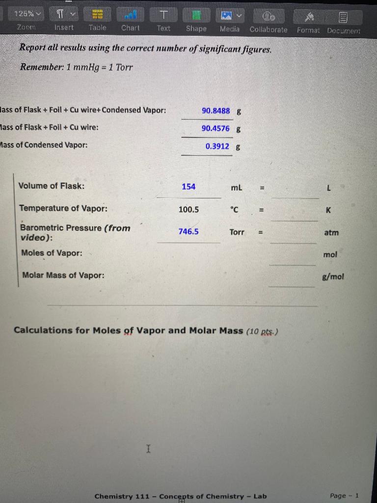 Solved W 125% T Zoom Insert Table Chart Text Shape Media | Chegg.com