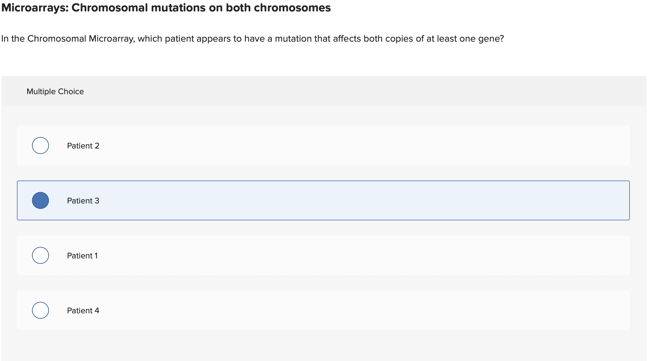 Solved Explore this interactive to discover how microarrays | Chegg.com