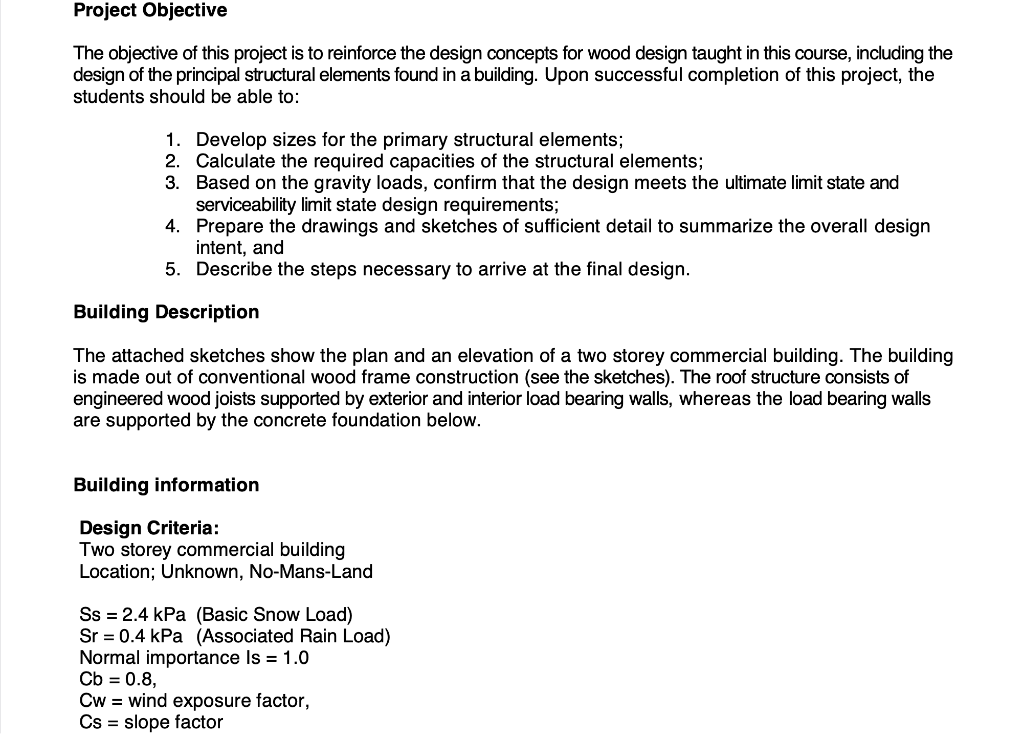 Solved Project Objective The objective of this project is to | Chegg.com