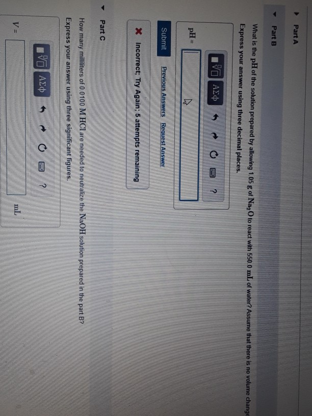 Solved Sodium oxide, Na2O reacts with water to give NaOH | Chegg.com