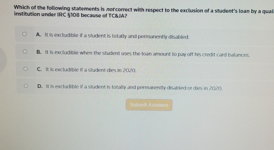 Solved Which of the following statements is not correct with | Chegg.com
