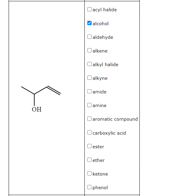 Solved \begin{tabular}{|l|l|} \hline & acyl halide \\ | Chegg.com