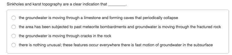 Solved A playa is a(n) dry shallow depression formed by | Chegg.com