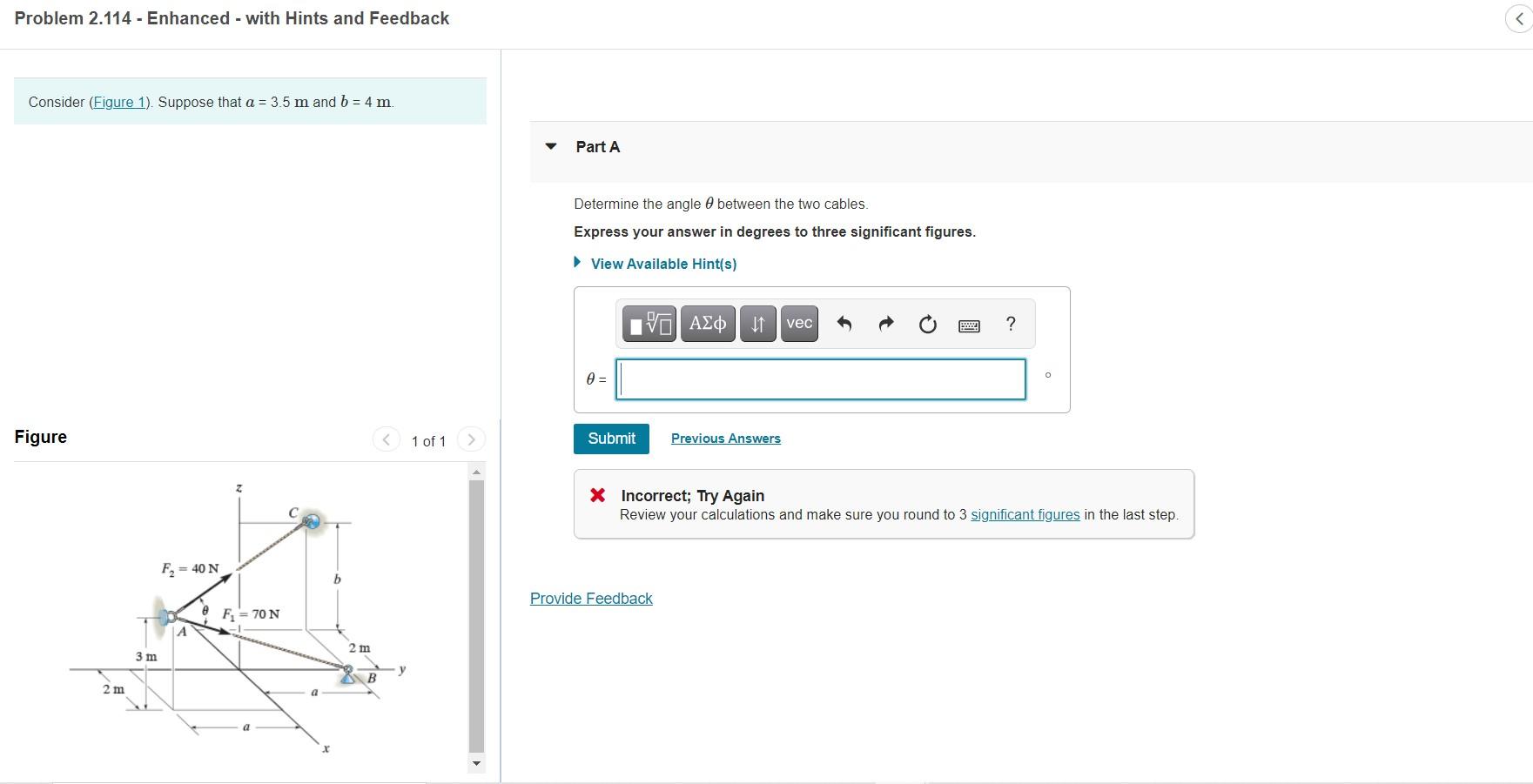 Solved Problem 2.114 - Enhanced - with Hints and Feedback | Chegg.com