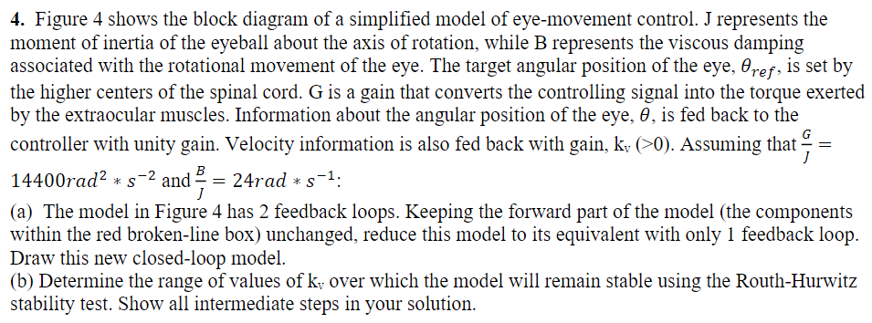 Solved 4. Figure 4 shows the block diagram of a simplified | Chegg.com