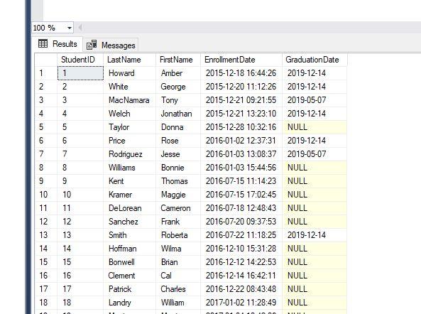 Solved In MySQL , write a function name StudentCount that | Chegg.com