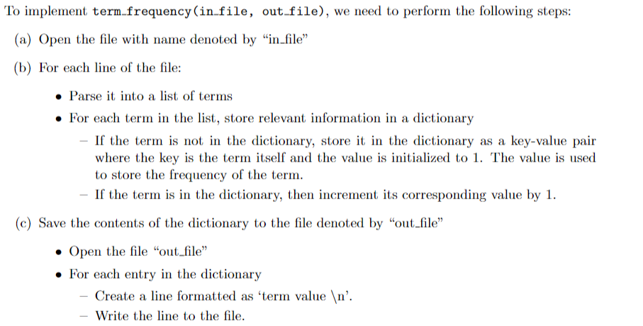 Part 1: For each function, provide the necessary | Chegg.com