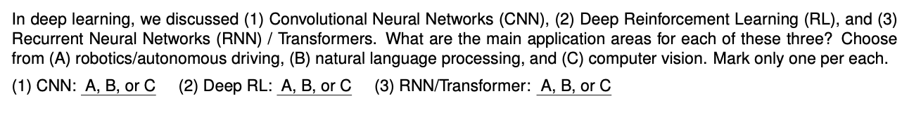 Solved In deep learning, we discussed (1) Convolutional | Chegg.com