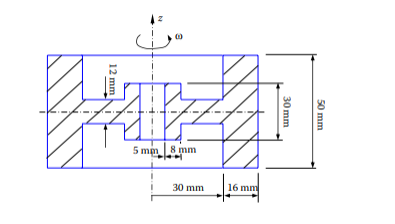 Solved 1) For the axisymmetric part sketched below, assume | Chegg.com