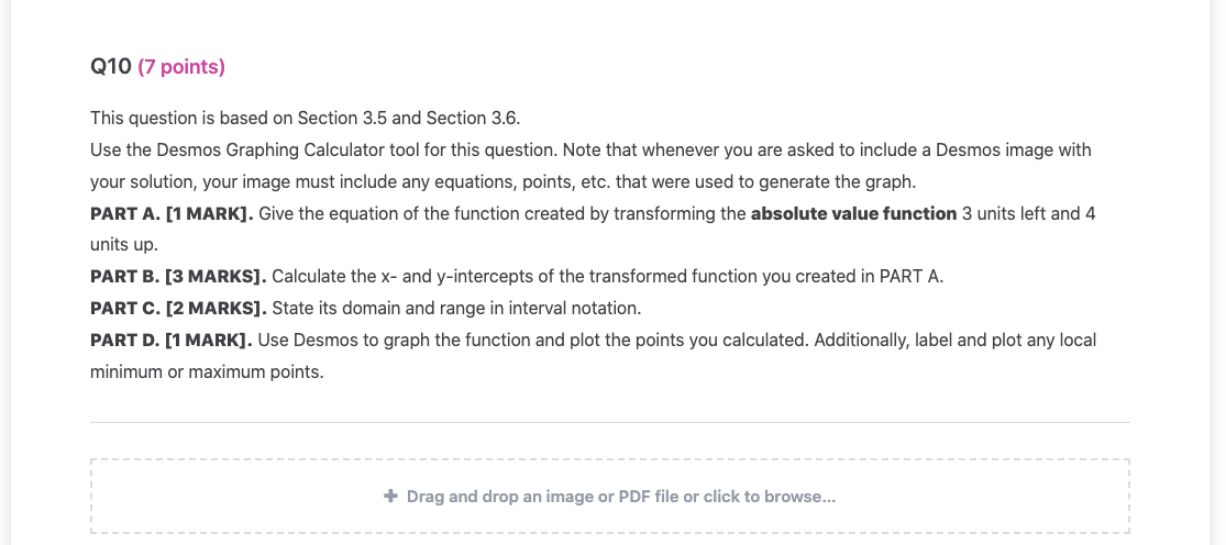 Solved Q10 (7 points) This question is based on Section 3.5 | Chegg.com