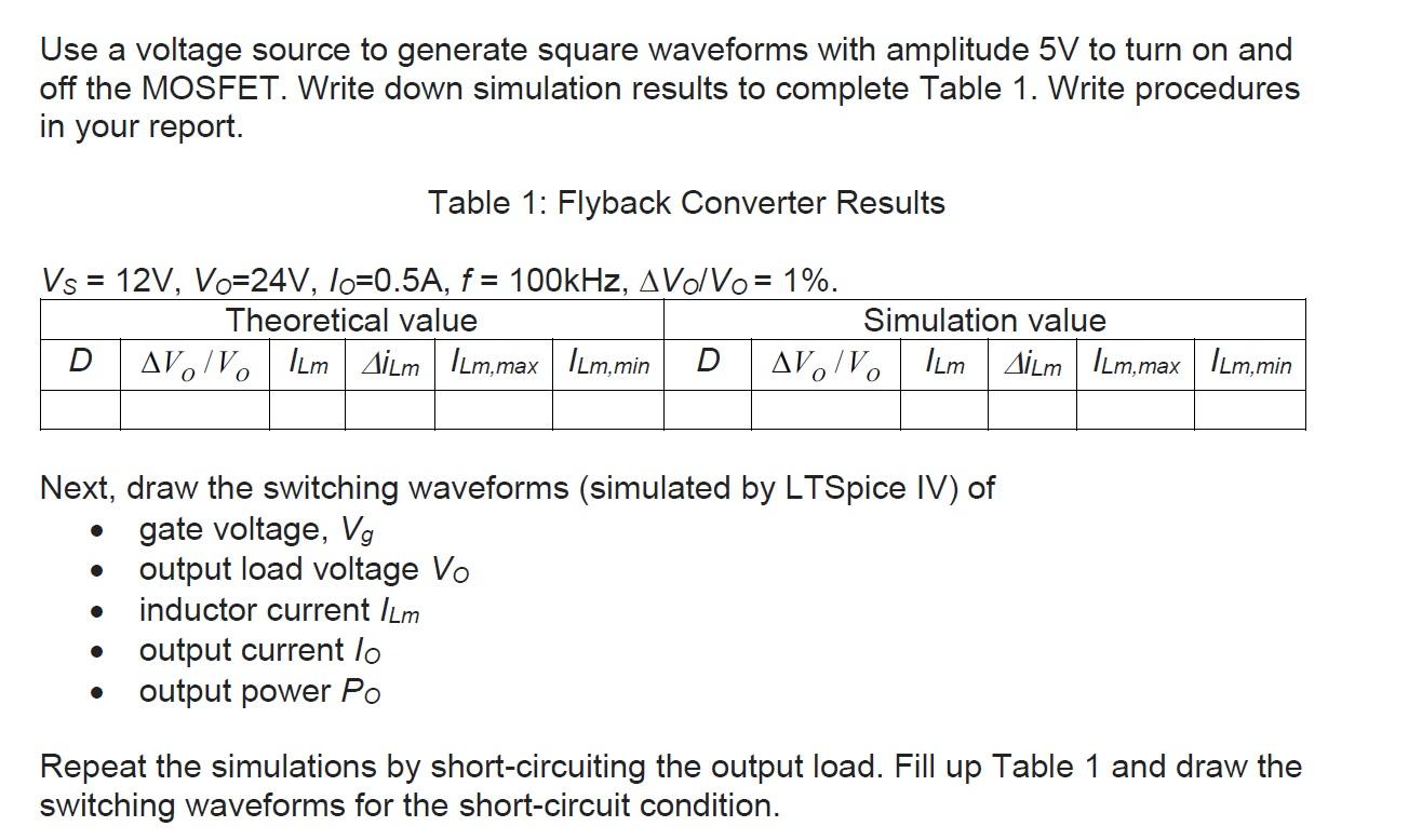 Solved TEL202/05 Power Electronics and Drives Lab Exercise 2 | Chegg.com