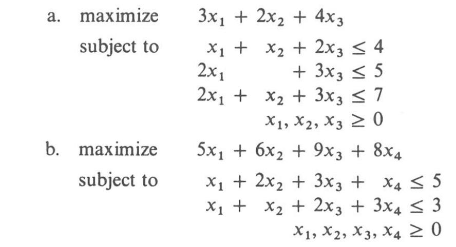 Solved 7.1 Solve problem 2.1 by the revised simplex method. | Chegg.com