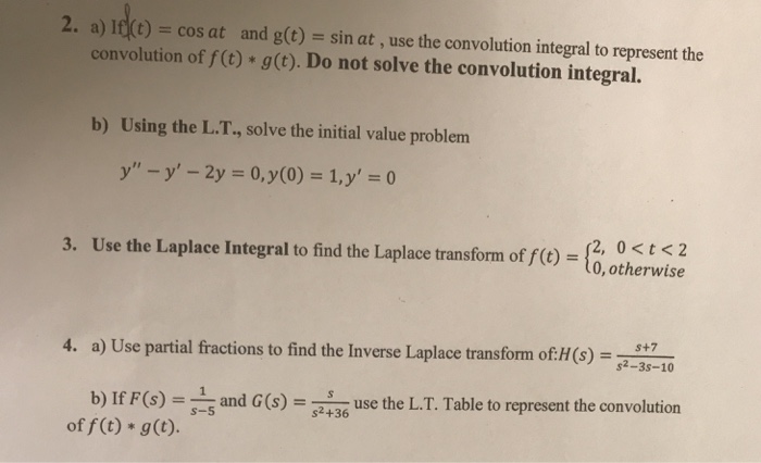 Solved Use the Laplace Integral to find the Laplace | Chegg.com