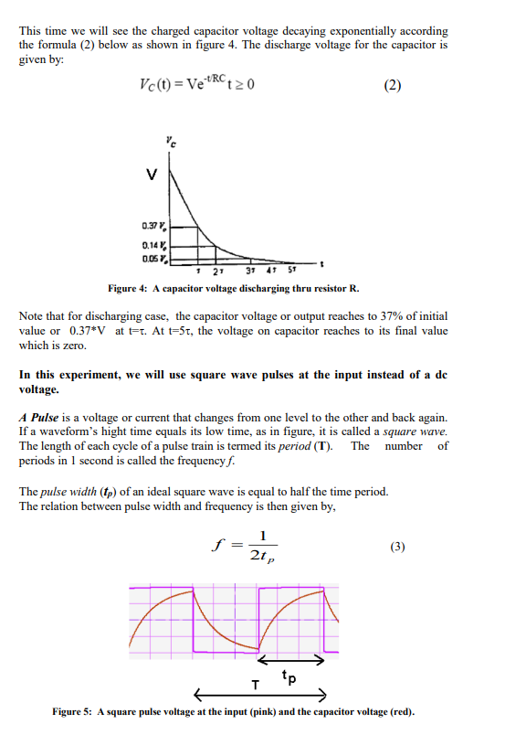Solved In this experiment, we apply a pulse waveform to the | Chegg.com