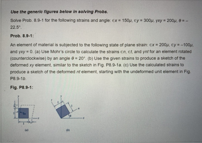 Solved Use the generic figures below in solving Probs. Solve | Chegg.com