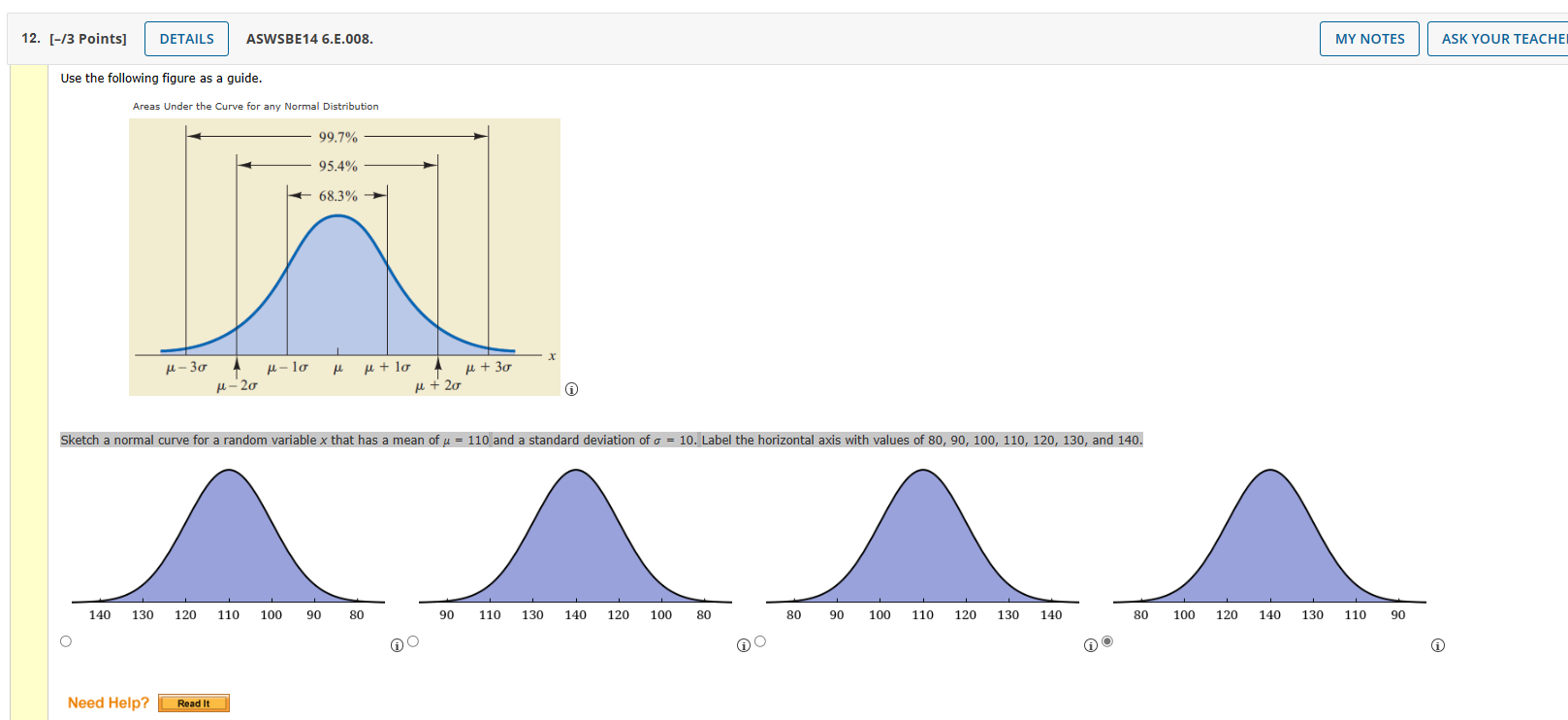 Solved Use the following figure as a guide. Areas Under the | Chegg.com