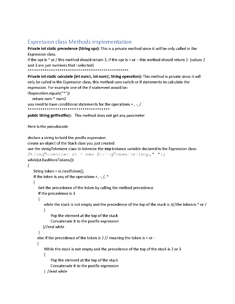 Solved Objectives Practice Stack, infix, postfix evaluation. | Chegg.com