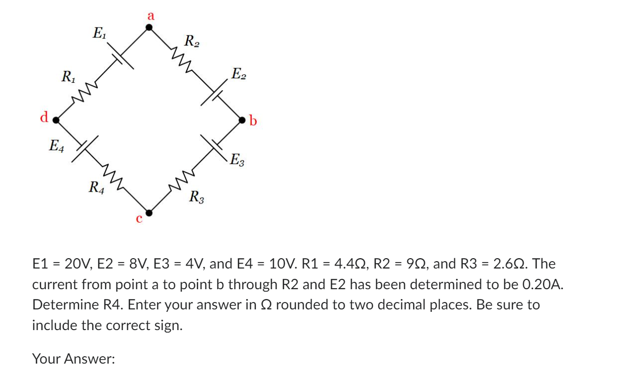 Solved R1=4.0Ω,R2=8Ω,R3=3.5Ω, and R4=7Ω. Determine the total | Chegg.com
