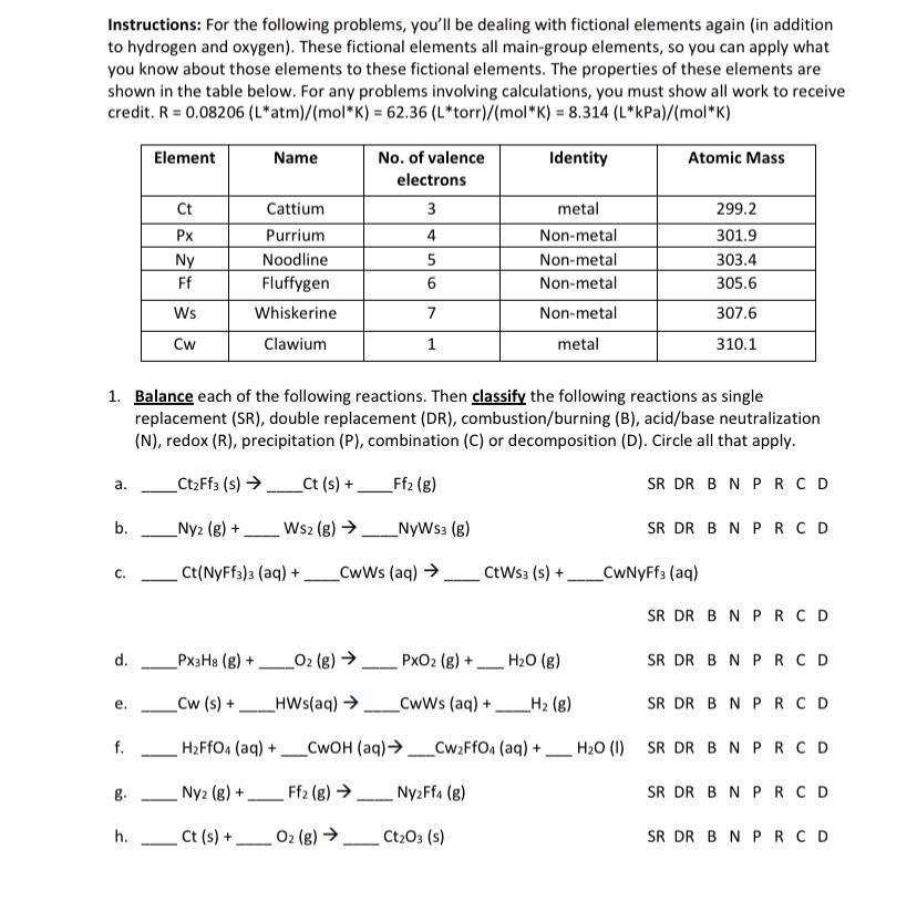 Solved Instructions: For the following problems, you'll be | Chegg.com