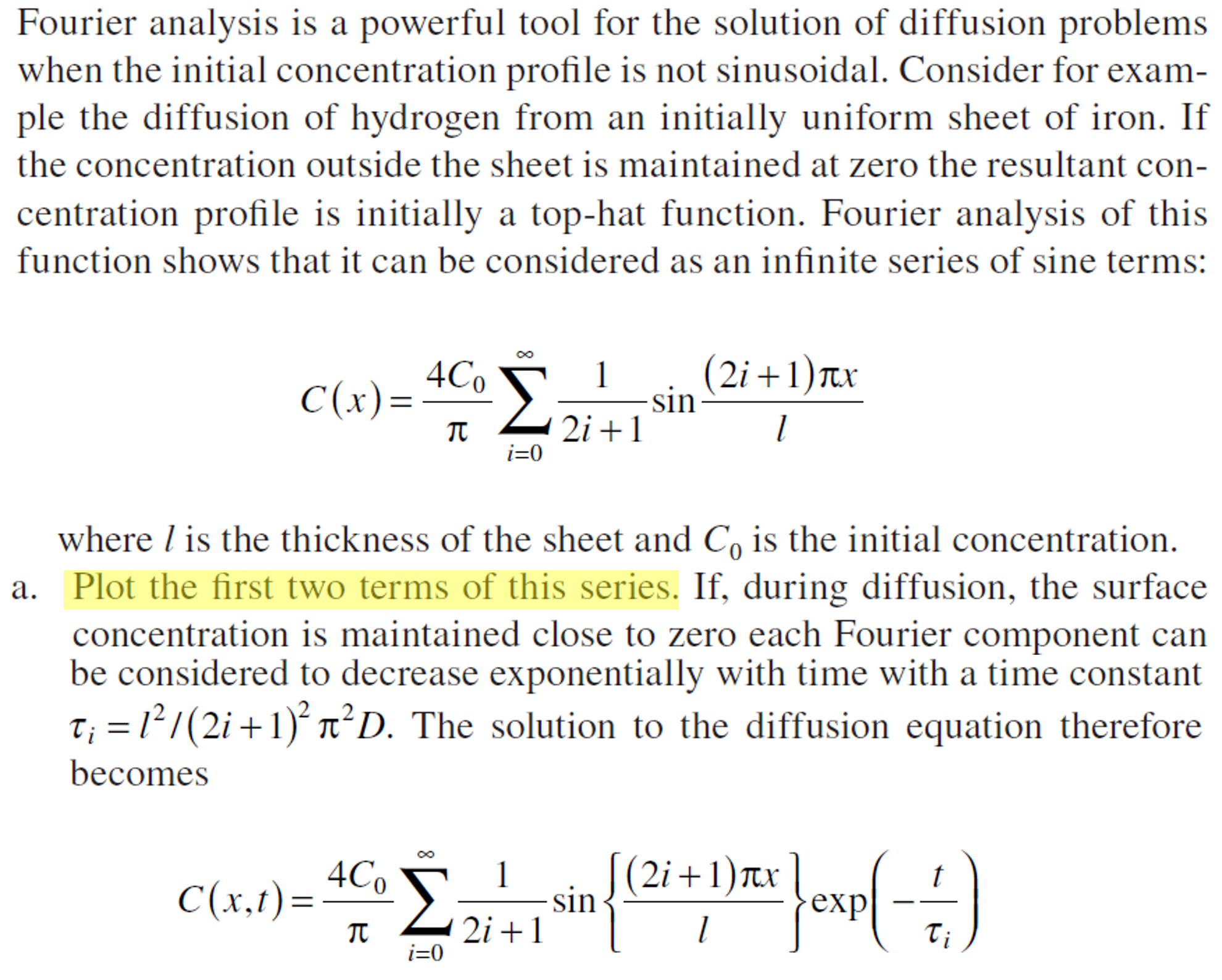 Solved Fourier analysis is a powerful tool for the solution | Chegg.com