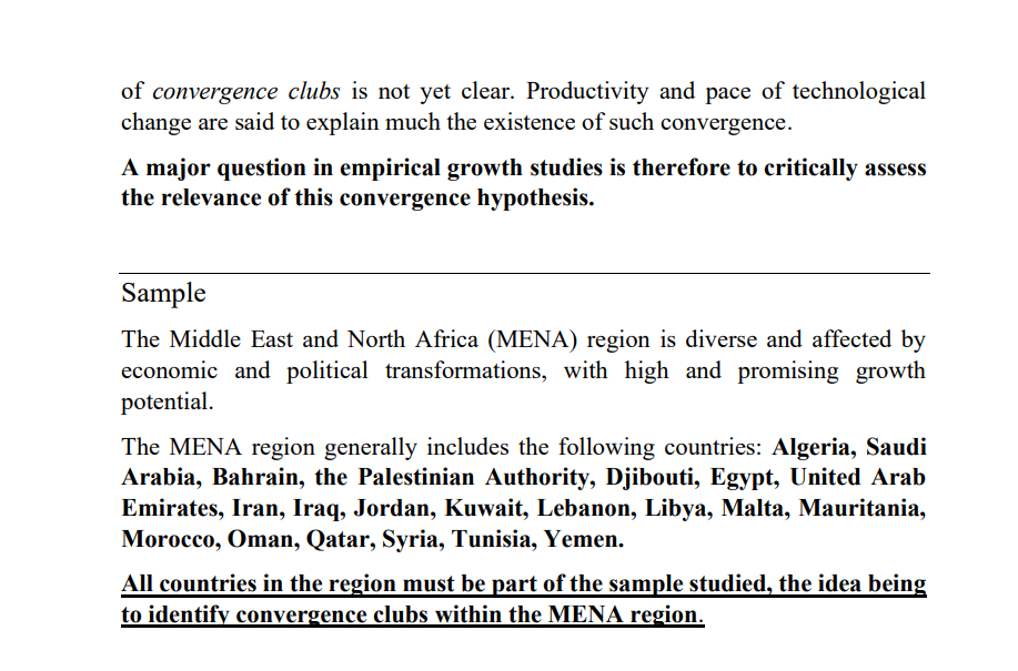 Solved Convergence in the Solow Model: Testing the | Chegg.com