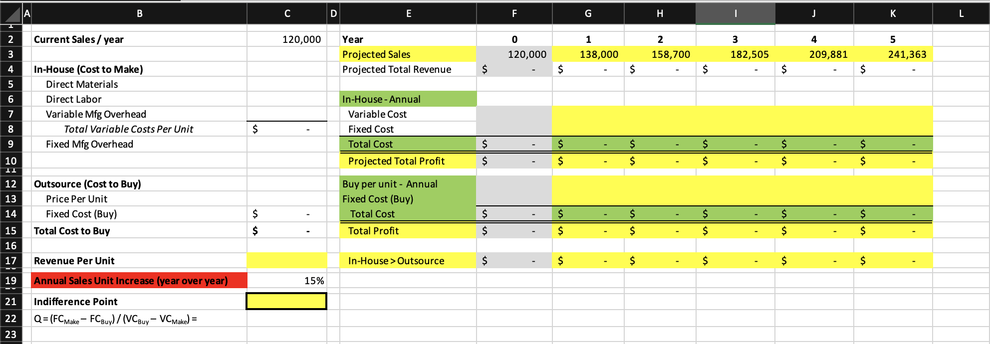 Solved QUESTION \#3 - Make versus Buy Analysis Frank has | Chegg.com