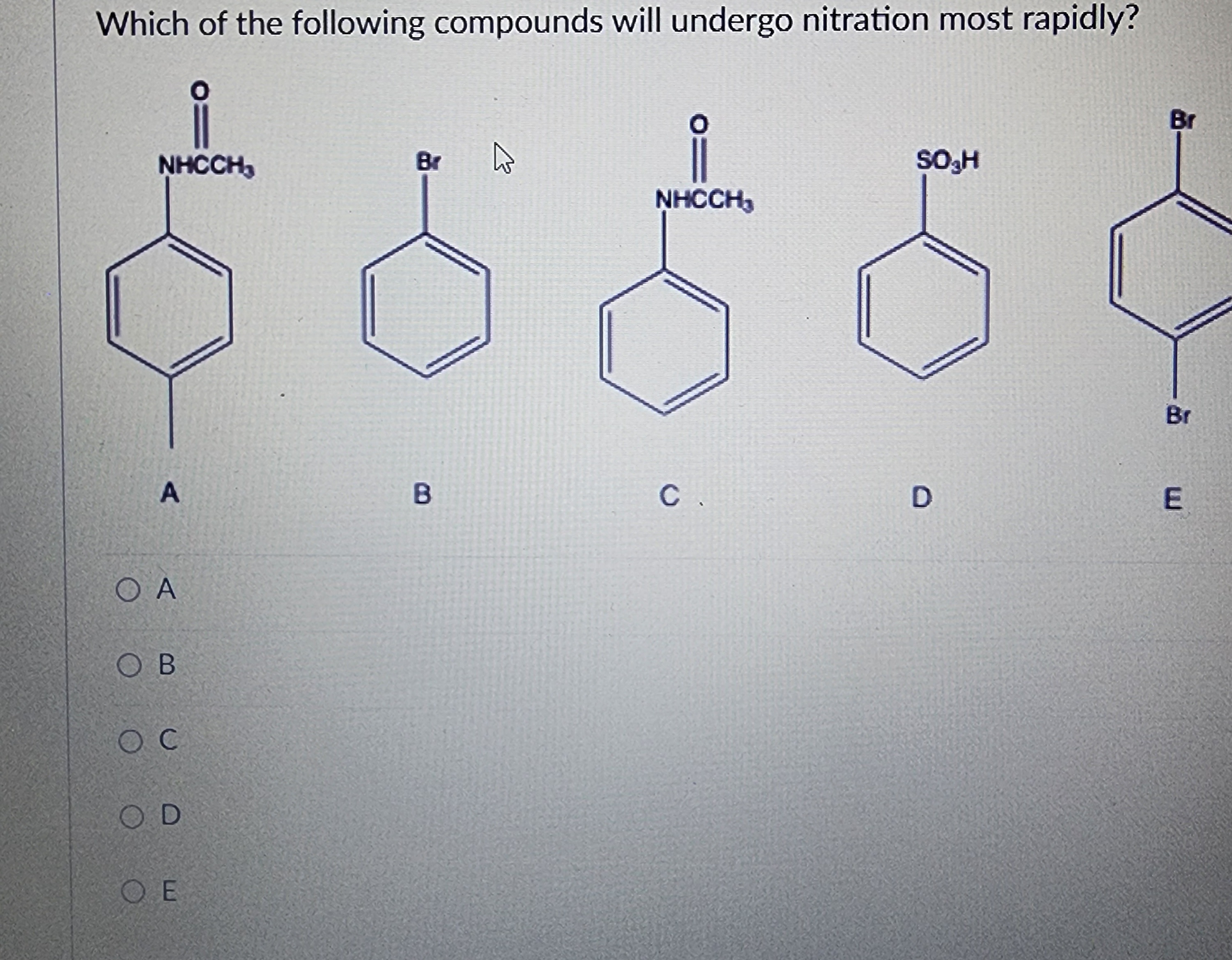 Solved Which of the following compounds will undergo | Chegg.com
