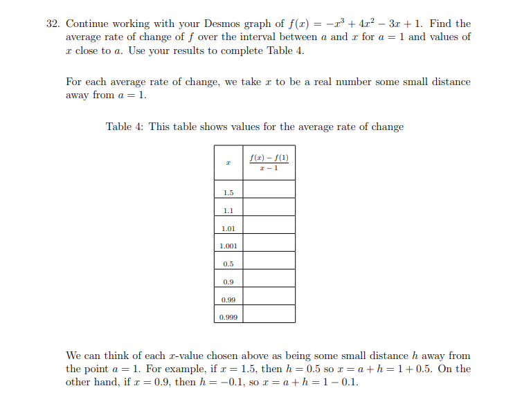 Solved 2. Continue working with your Desmos graph of | Chegg.com