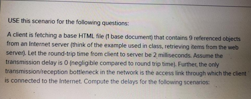 Solved Compute the delay assuming we are using | Chegg.com