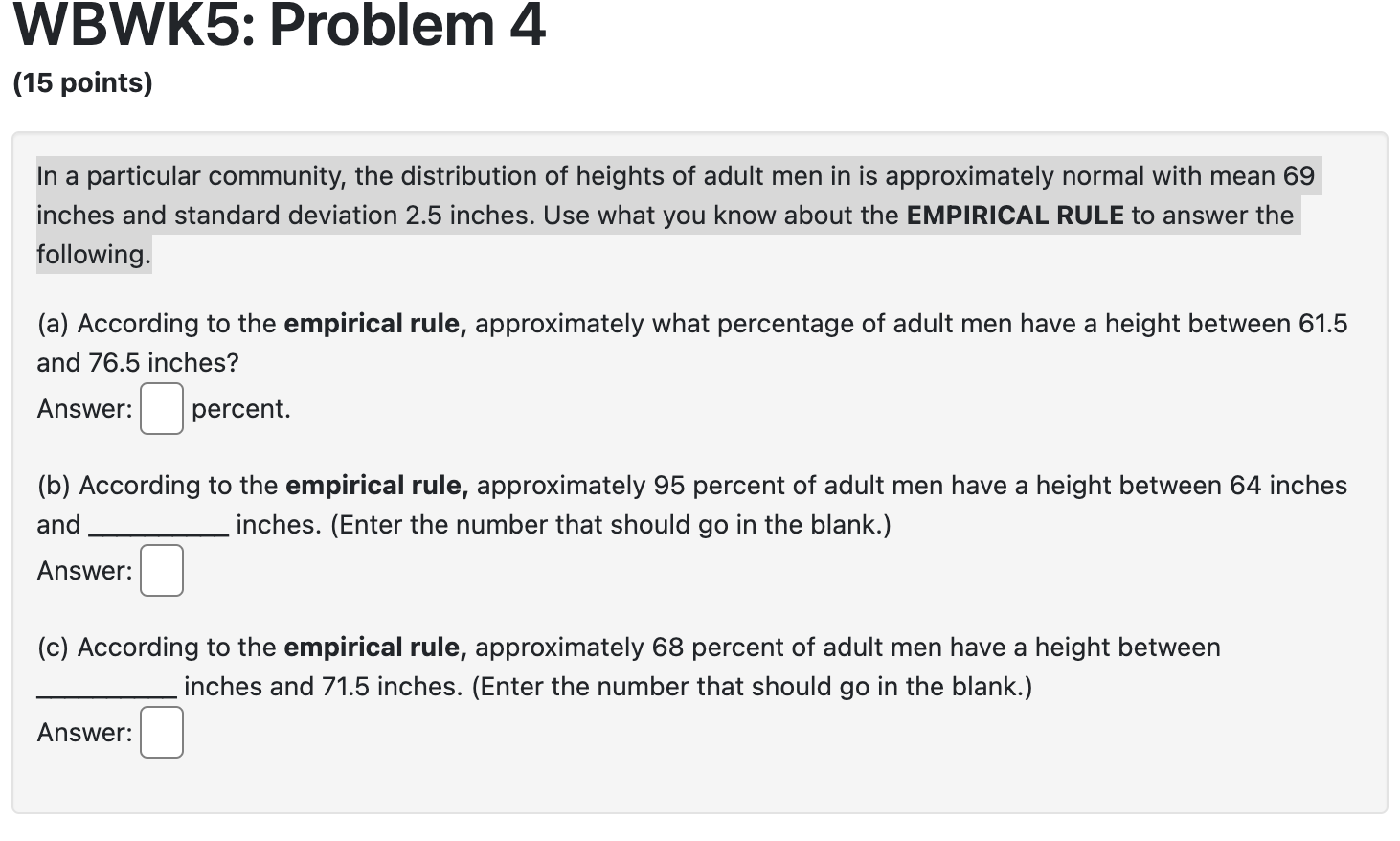 Solved In a particular community, the distribution of | Chegg.com