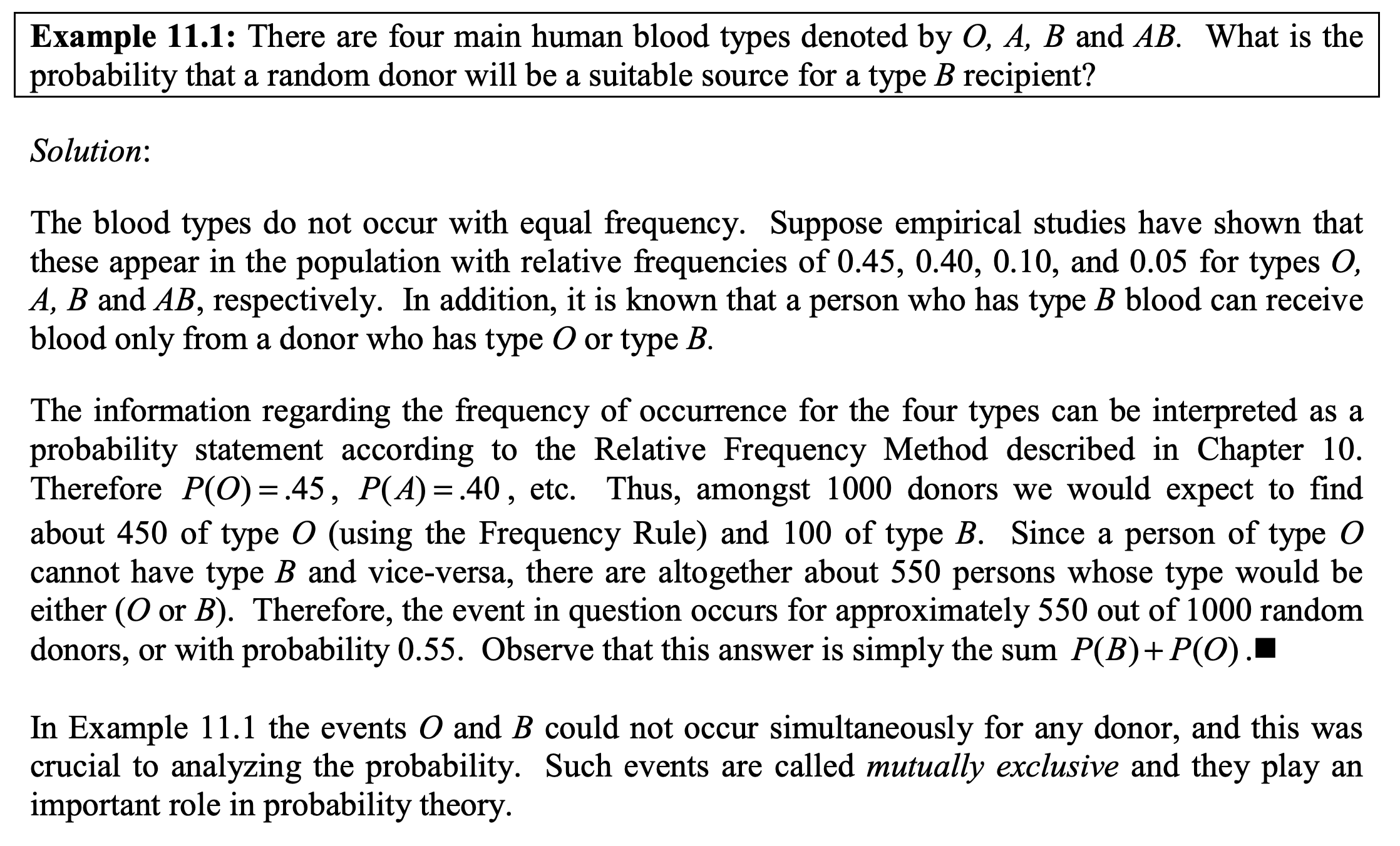Solved Referring to the A, B, O , Rh blood type data in | Chegg.com