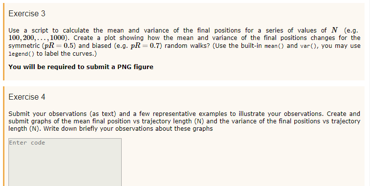 Exercise 3 Use A Script To Calculate The Mean And