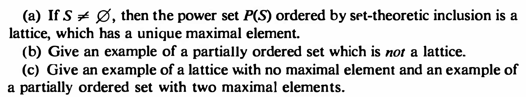 Solved Let A ≤ Be A Partially Ordered Set And B A Nonempty