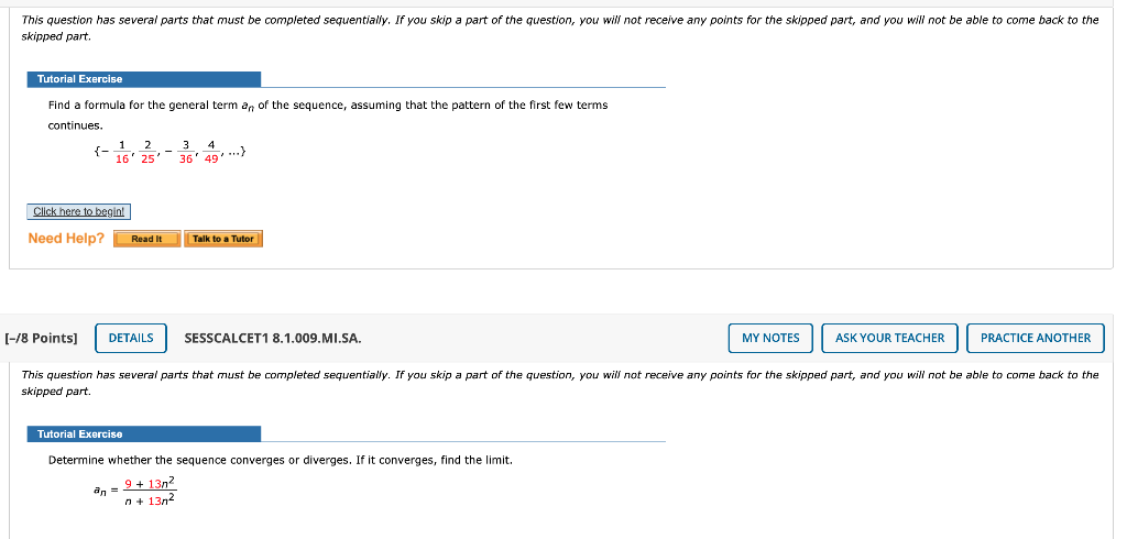 Solved This question has several parts that must be | Chegg.com