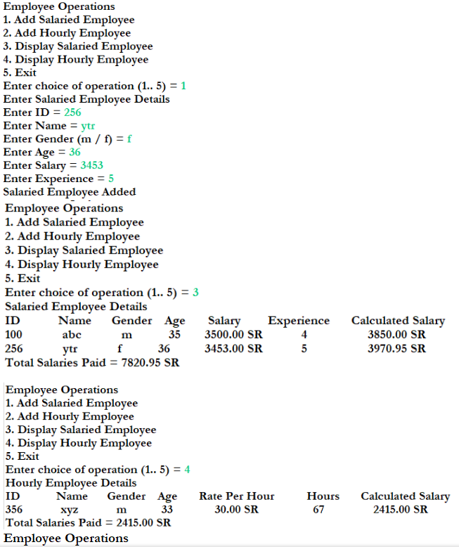 Solved Write Java Application As Per Class Diagram And 