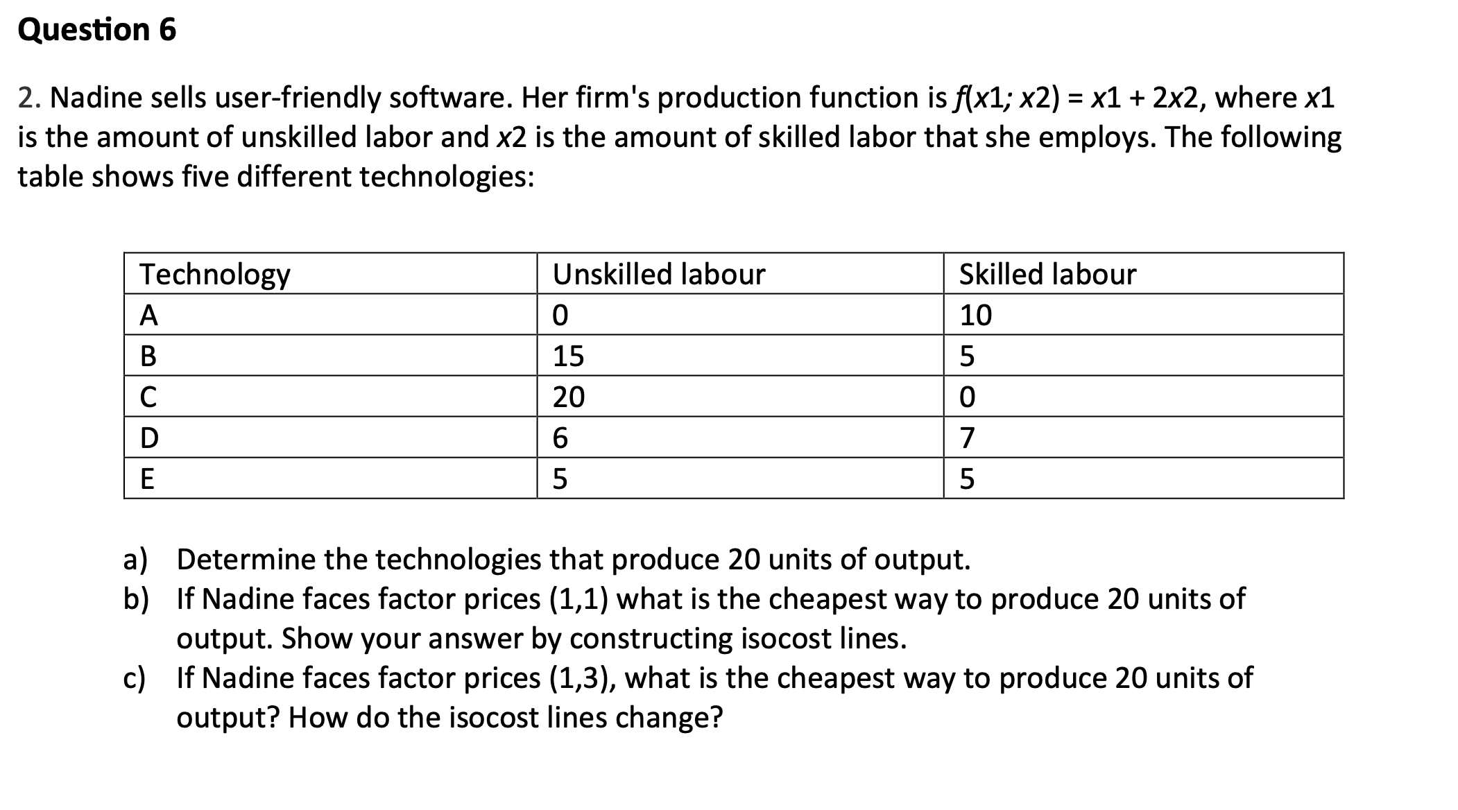 Question | Chegg.com