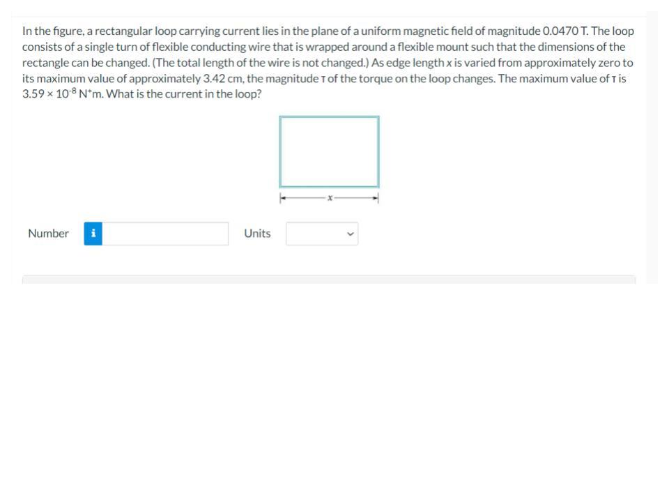 Solved In the figure, a rectangular loop carrying current | Chegg.com