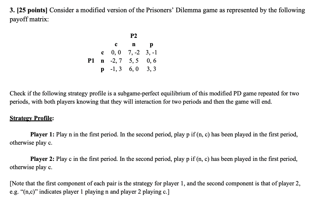 3. [25 points] Consider a modified version of the | Chegg.com