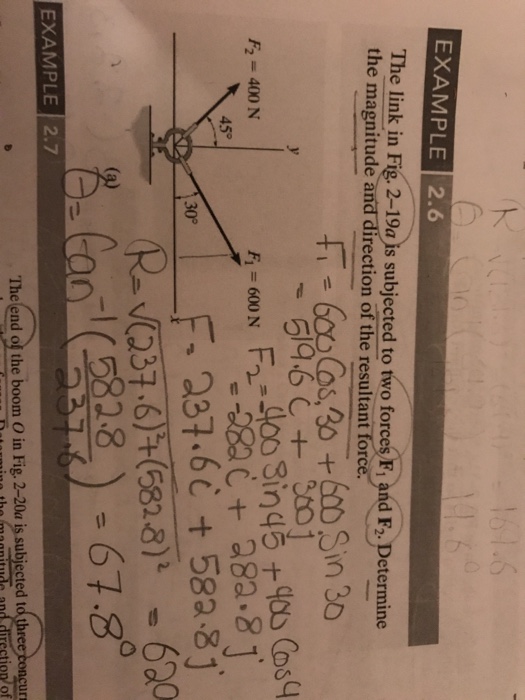 Solved EXAMPLE 2.6 The link in Fig. 2-19a is subjected to | Chegg.com