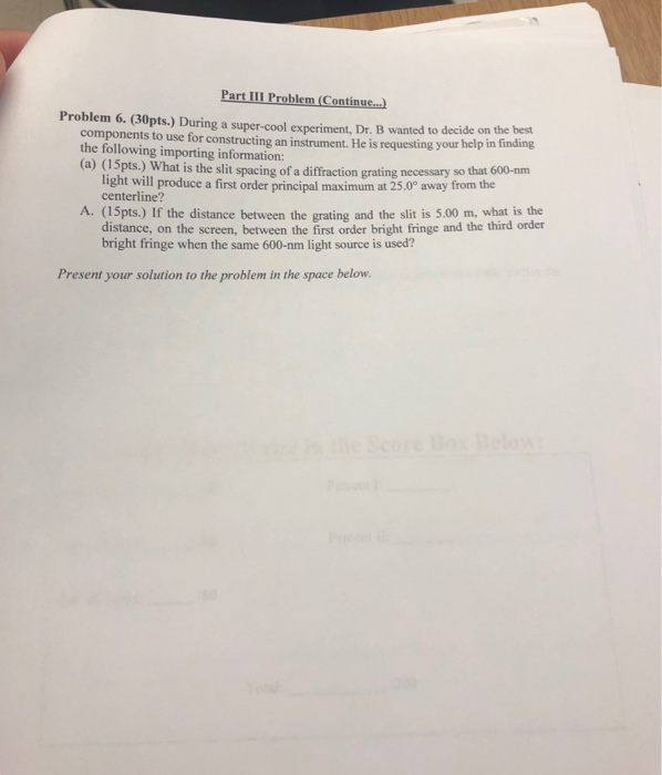 Solved Part III Problem(Continue... Problem 6. (30pts.) | Chegg.com Solved Part III Problem(Continue... Problem 6. (30pts.) | Chegg.com