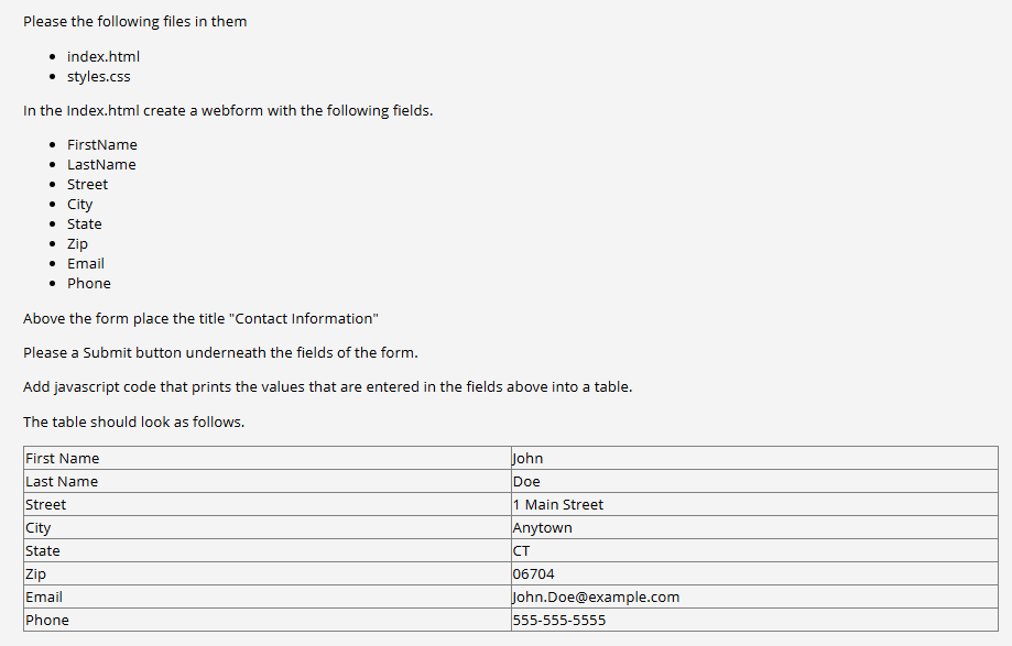 Solved Please the following files in them- ﻿index.html- | Chegg.com