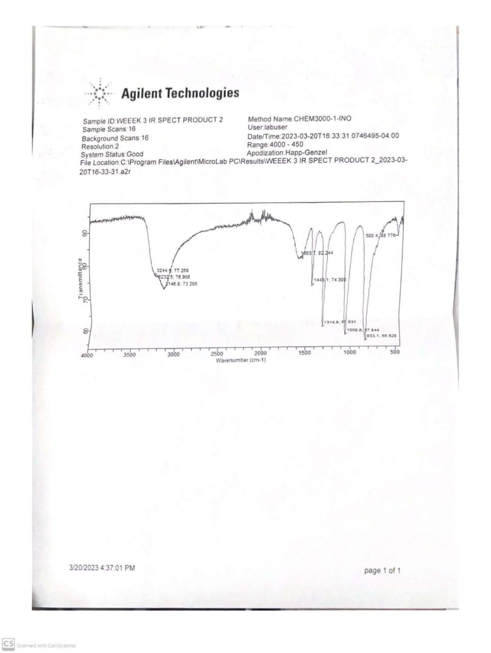 thermo Report created: 3/6/2023 3:16 PM (GMT-05:00) | Chegg.com