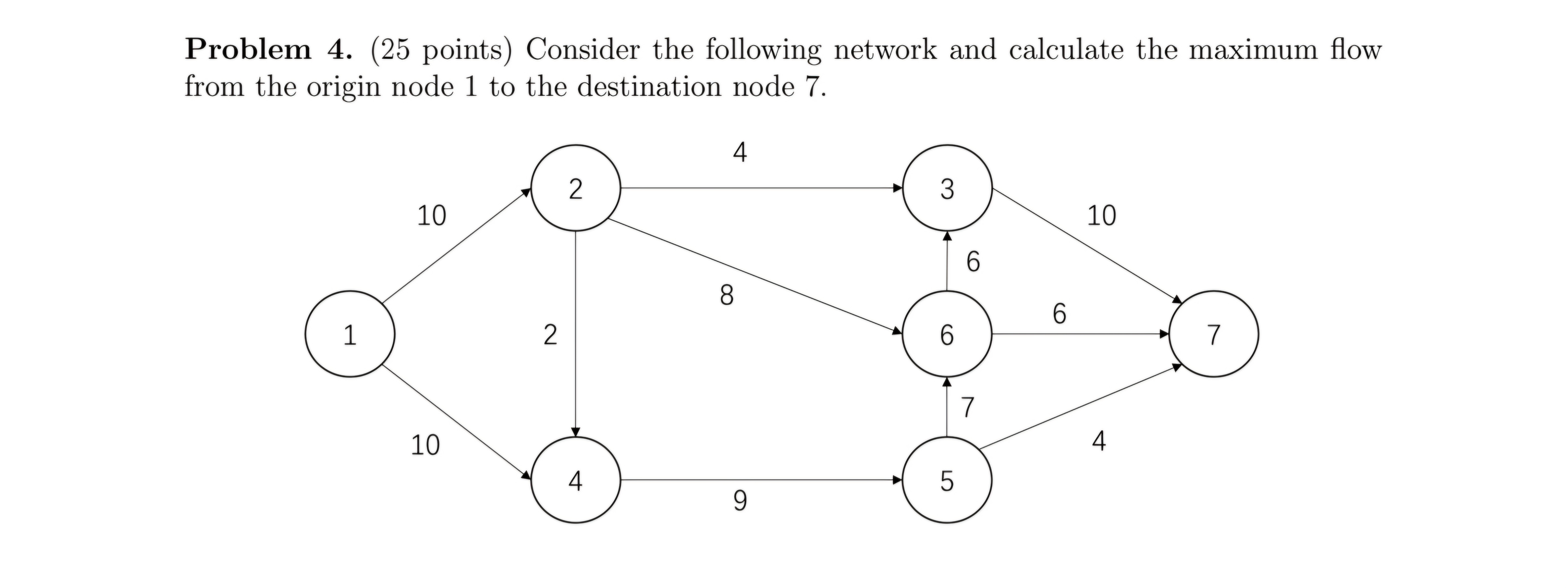 Solved Problem 4. (25 ﻿points) ﻿Consider the following | Chegg.com